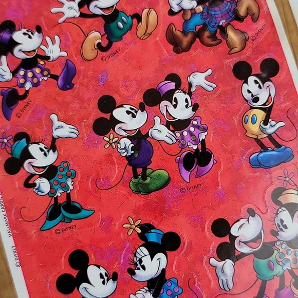 Vintage | Office | Vtg 9s Disney And Looney Tunes Stickers Sheets ...